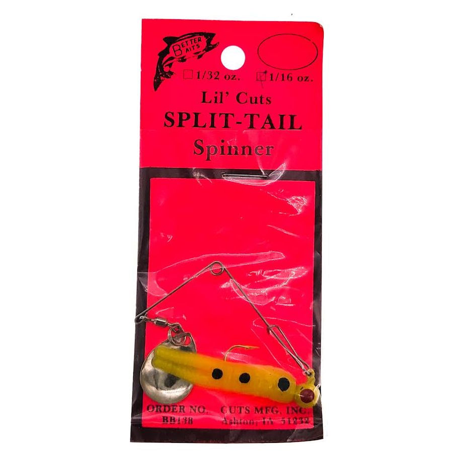 Better Baits Lil' Cuts Split Tail Spinner 1/16 Oz Qty 1 (Bulk ...