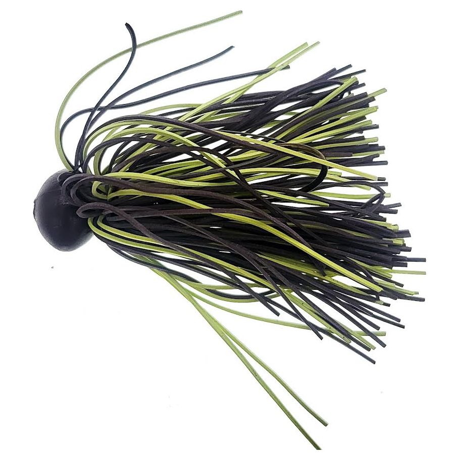 Cato Lures Pork Pals Rubber Jigs W/ Weed Guard 1/2 Oz Chartreuse/Purple ...