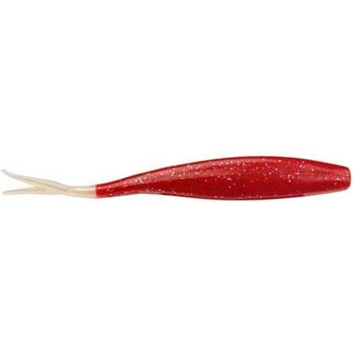 DOA C.A.L. Jerk Bait 4" Red/Silver/White Tail Qty 12 - FishAndSave