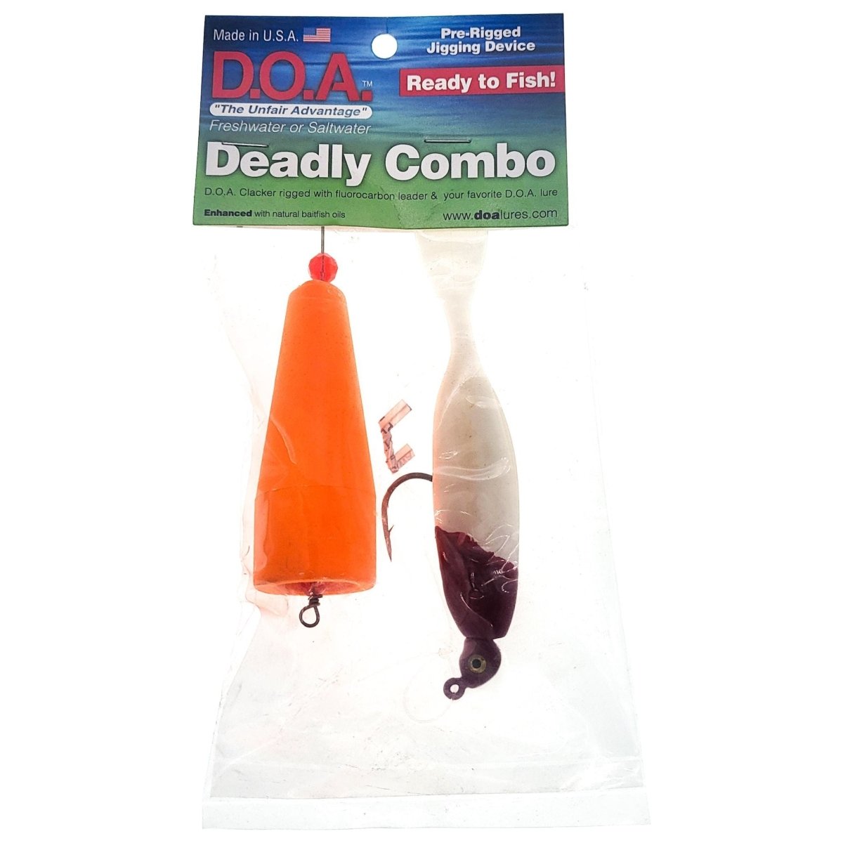 DOA Deadly Combo Clacker W/ Swimbait - Hooks/Rigs DOA $6.49 FishAndSave