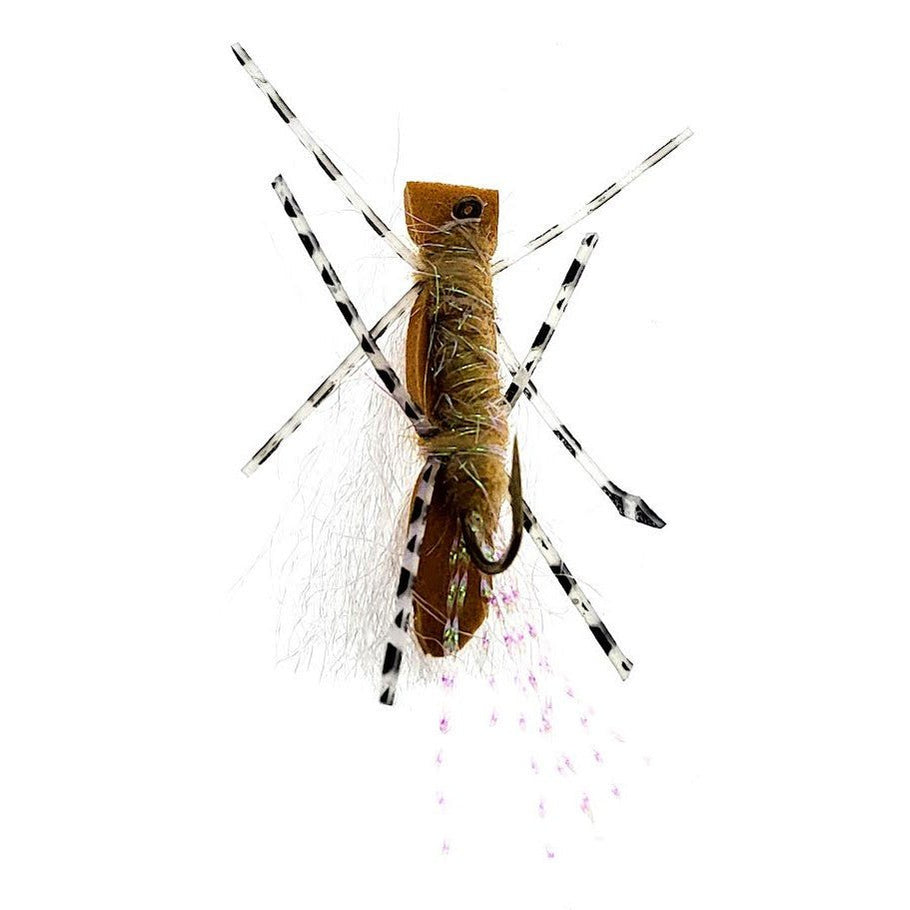 FAS Chubby Chernobyl Ant Fly White Qty 12 - Dry FishAndSave $14.49 ...