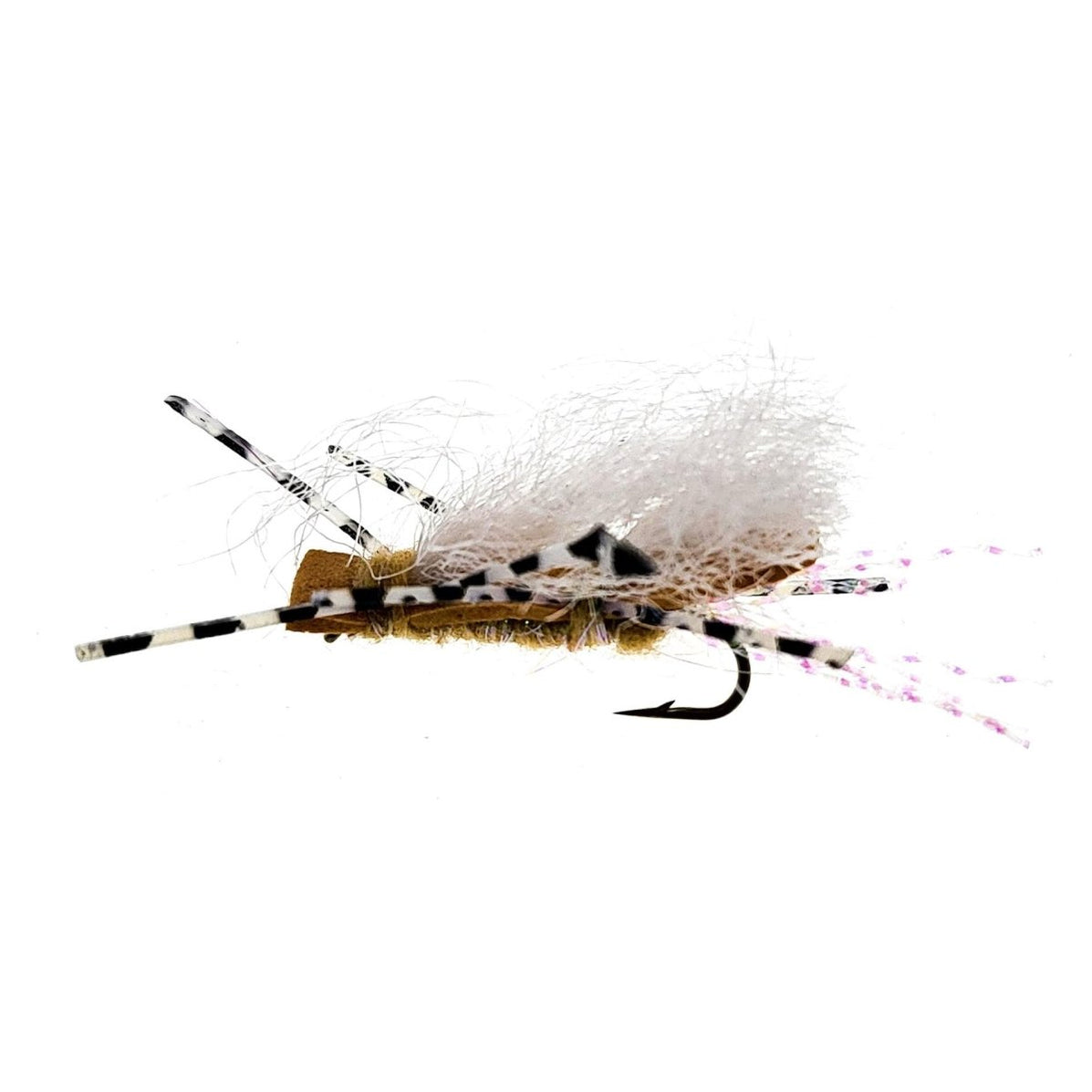 FAS Chubby Chernobyl Ant Fly White Qty 12 - Dry FishAndSave $14.49 ...