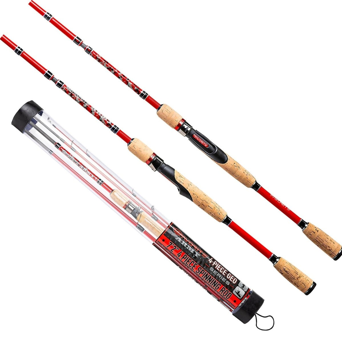 Favorite Army GEO Spinning Rod 7'2" Medium Heavy 4-Pc - Spinning Rods ...