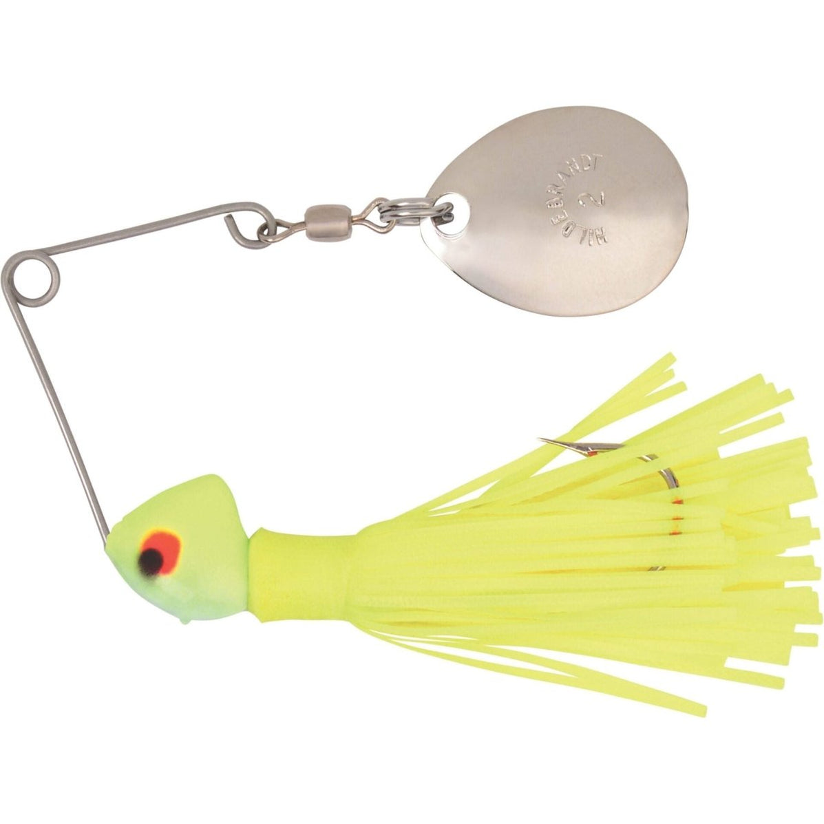 Hildebrandt Spin Dandy Microlite Spinnerbait 1/8 Oz Chartreuse Head ...