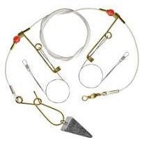 Hurricane Double Drop Bottom Rig W/ Pyramid Sinker 3 Oz 15" - Hooks ...