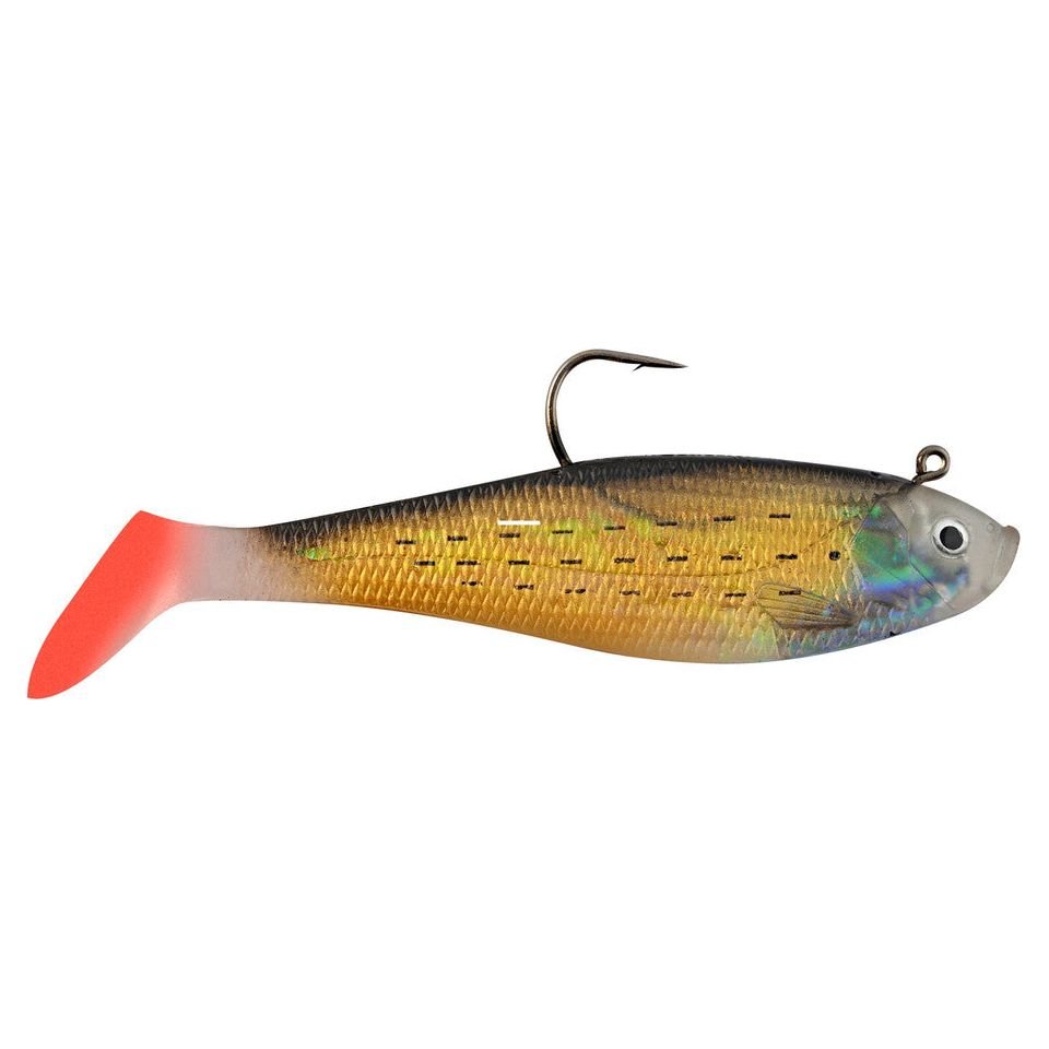 Hurricane Livewire Swim Shad 6" Gold Mullet Qty 2 - Plastics hurr $3.74 ...