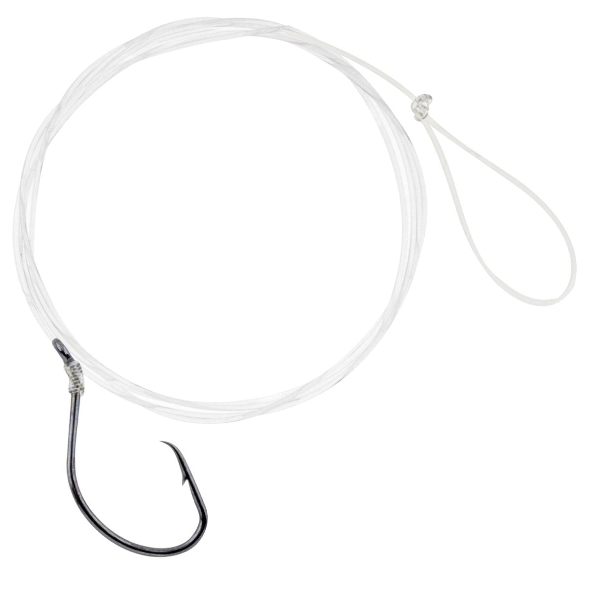 Hurricane Mono Circle Snelled Hook Sz 2 18" Qty 6 - Hooks/Rigs ...