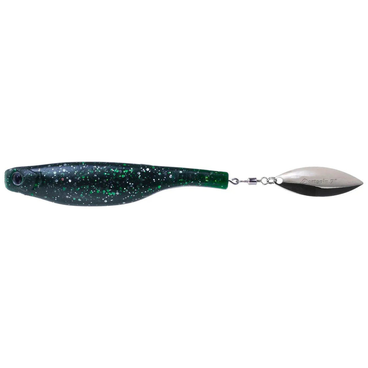 Hyperlastics Dartspin 5.5" Duo Pack Green Bait Silver QTY 2 - Plastics ...