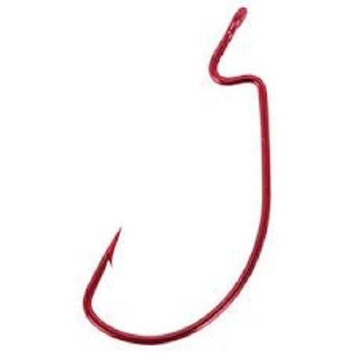 Mustad Ultra Lock Soft Plastic Hooks Sz 2/0 Qty 5 Red - Hooks/Rigs ...