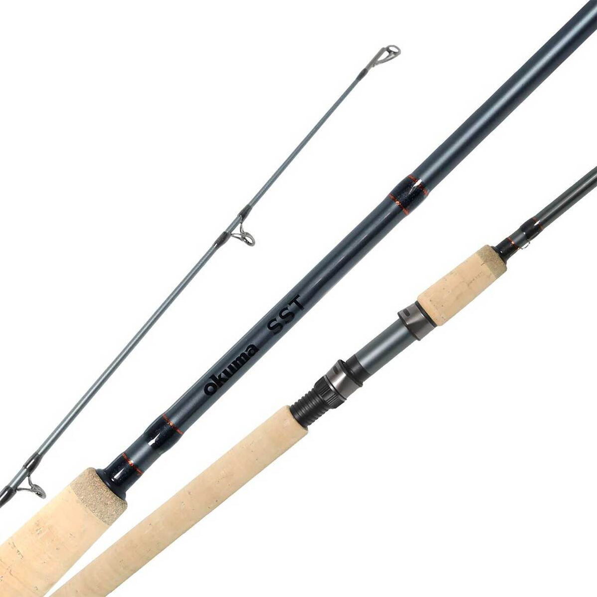 Okuma SST-S-902Ma SST "a" Series 9'0" Medium Spinning Rod Cork Grip 2 Pc - Spinning Rods Medium ...