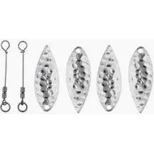 Owner Flashy Swimmer Replacement Kit Large Willow Silver Qty 4 ...