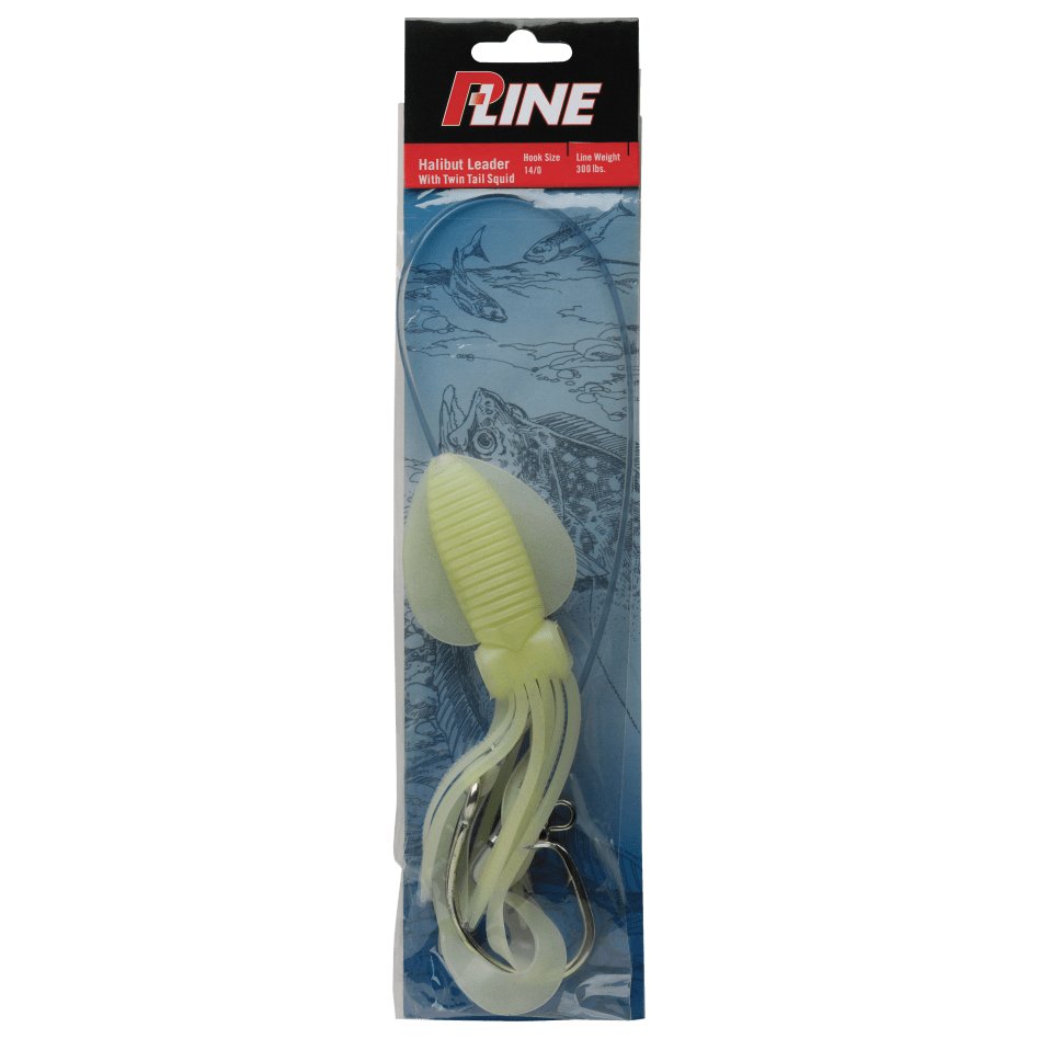 P-Line Halibut leader W/ Twin Tail Squid - Hooks/Rigs P-LIne $6.49 ...