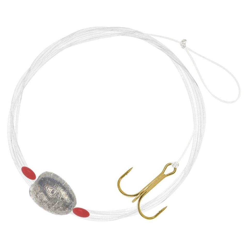 South Bend Sliding Sinker Rig Treble/Hook Size 14 4Lb Test - Hooks/Rigs ...