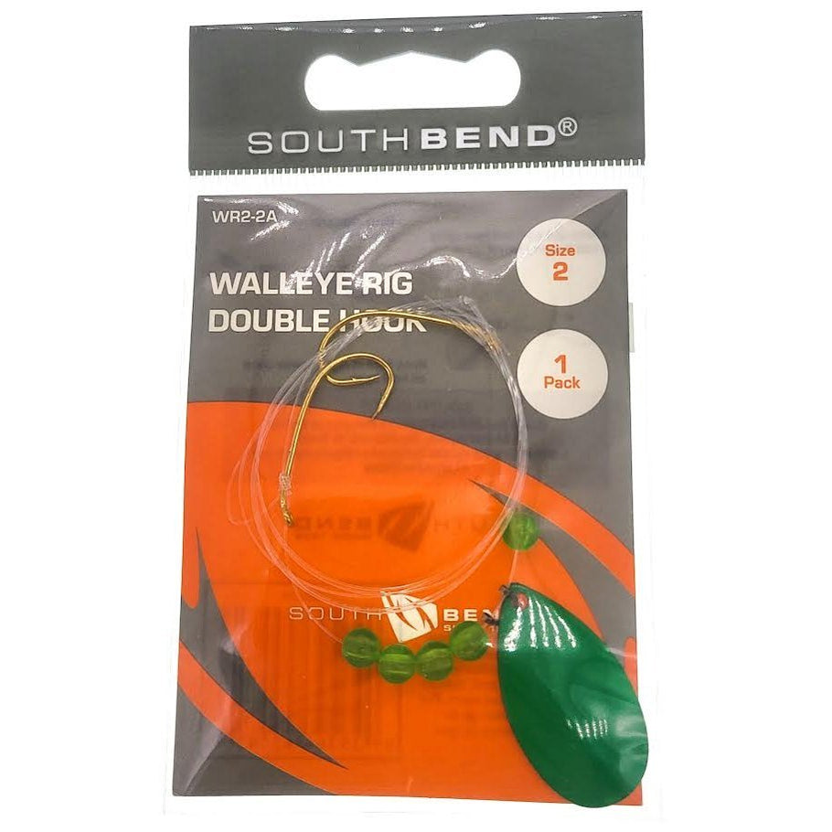 South Bend Walleye Rig Double Hook Size 2 Qty 1 - Hooks/Rigs South Bend ...