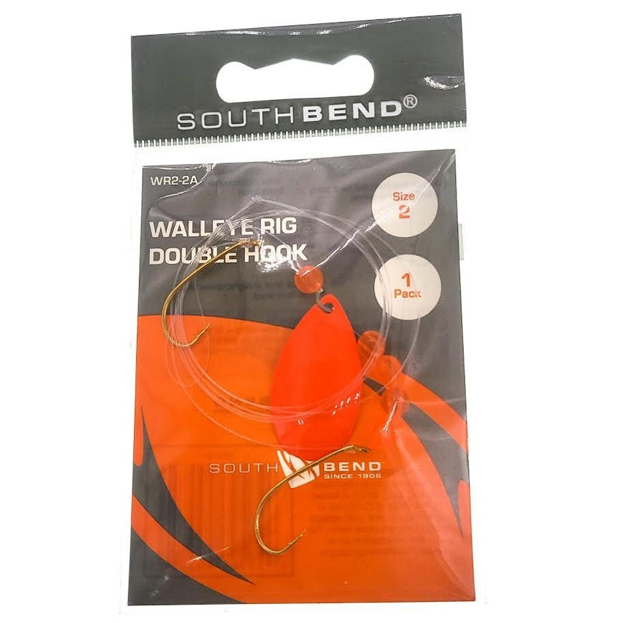 South Bend Walleye Rig Double Hook Size 2 Qty 1 - Hooks/Rigs South Bend ...