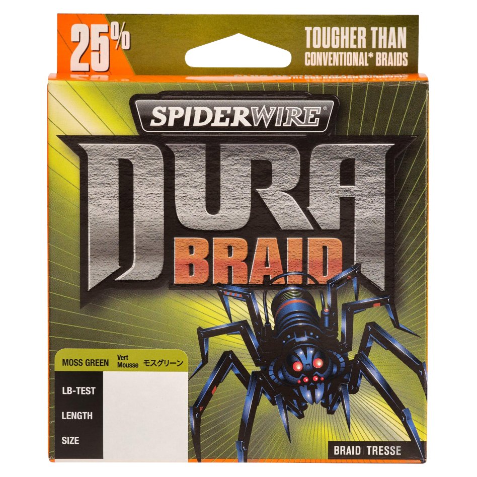 Spiderwire Durabraid 150 Yards Moss Green - Line/Leader Spider Wire $9. ...