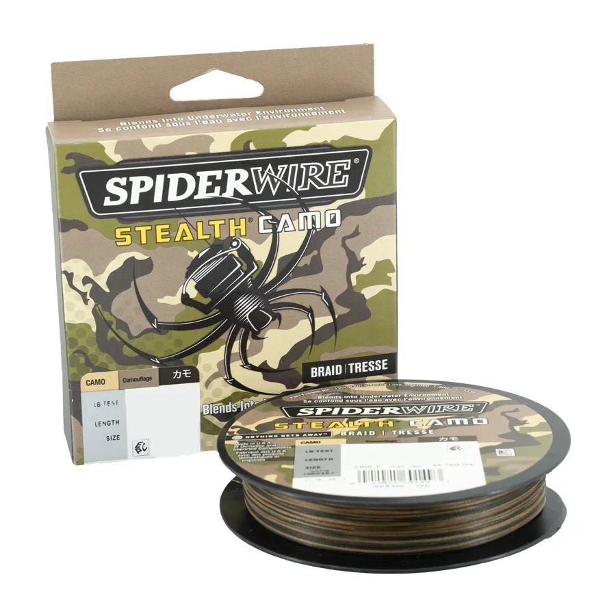 Spiderwire Stealth Braided Line 125yd Camo - Line/Leader Spider Wire $8 ...