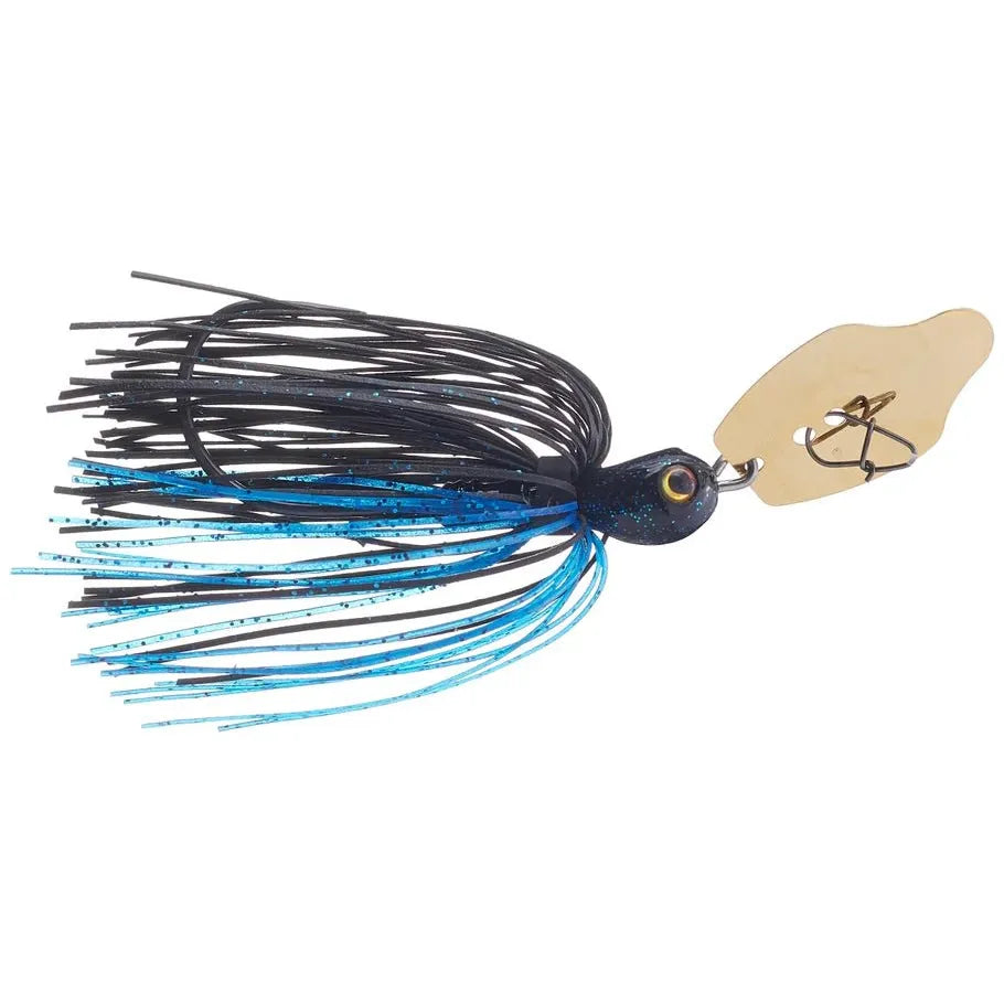 Strike King Thunder Cricket Gold Series 3/8 Oz Black/Blue - Jigs Strike ...