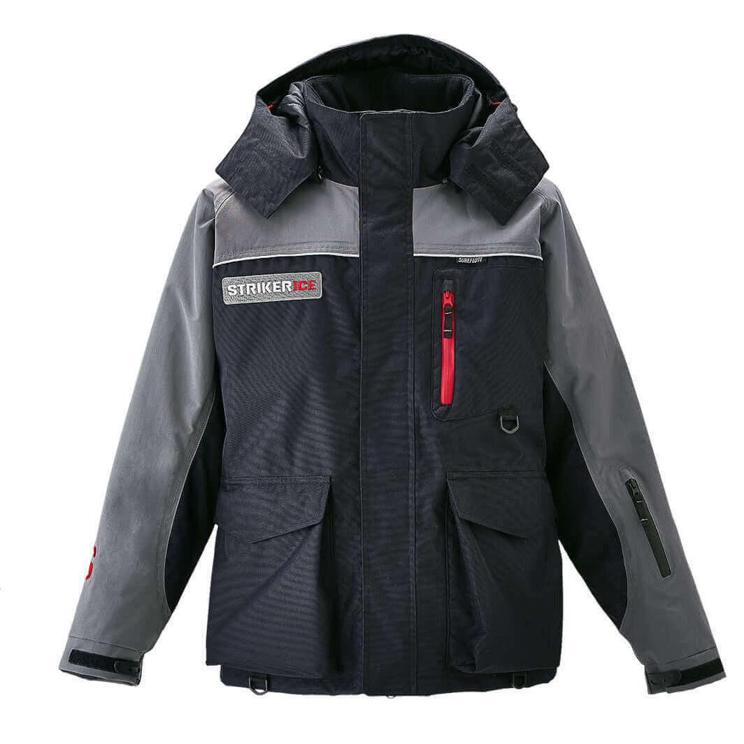 Striker Trekker Jacket Black/Gray - Outdoors Striker $97.49 FishAndSave