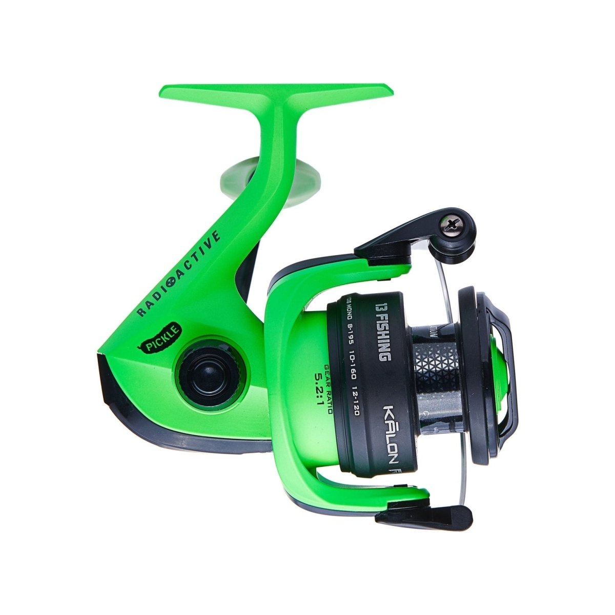 13 Fishing Kalon Radioactive RP Pickle Spinning Reel 5.2:1 - Spinning ...