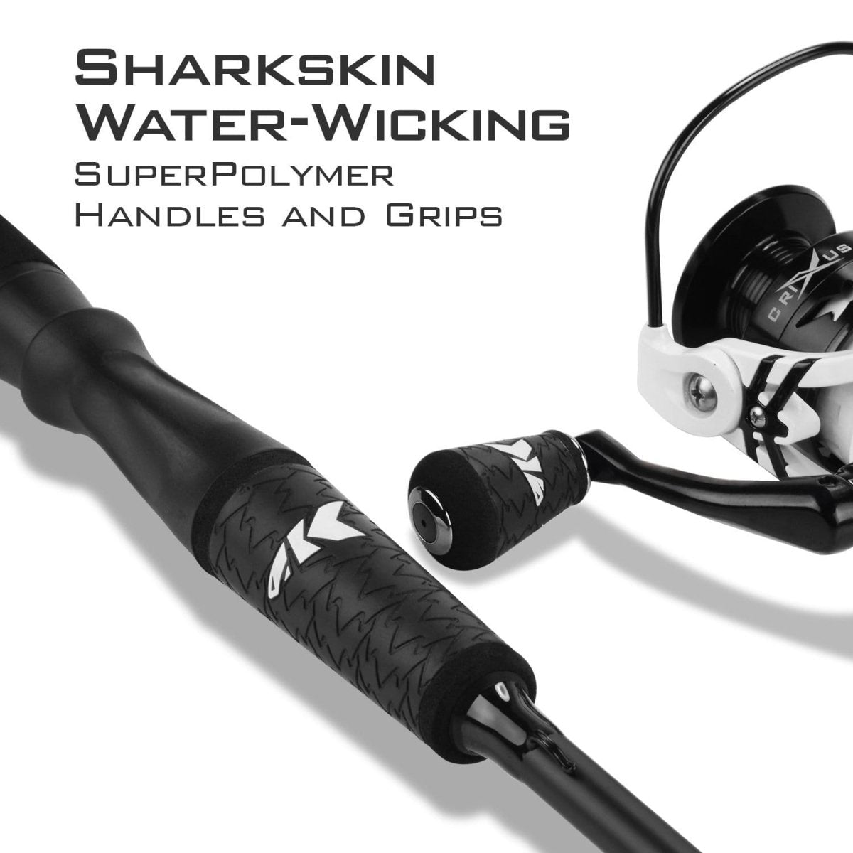 3 PACK KastKing Crixus IM6 Spinning Combo 7'0" Medium Fast 2 pc ...