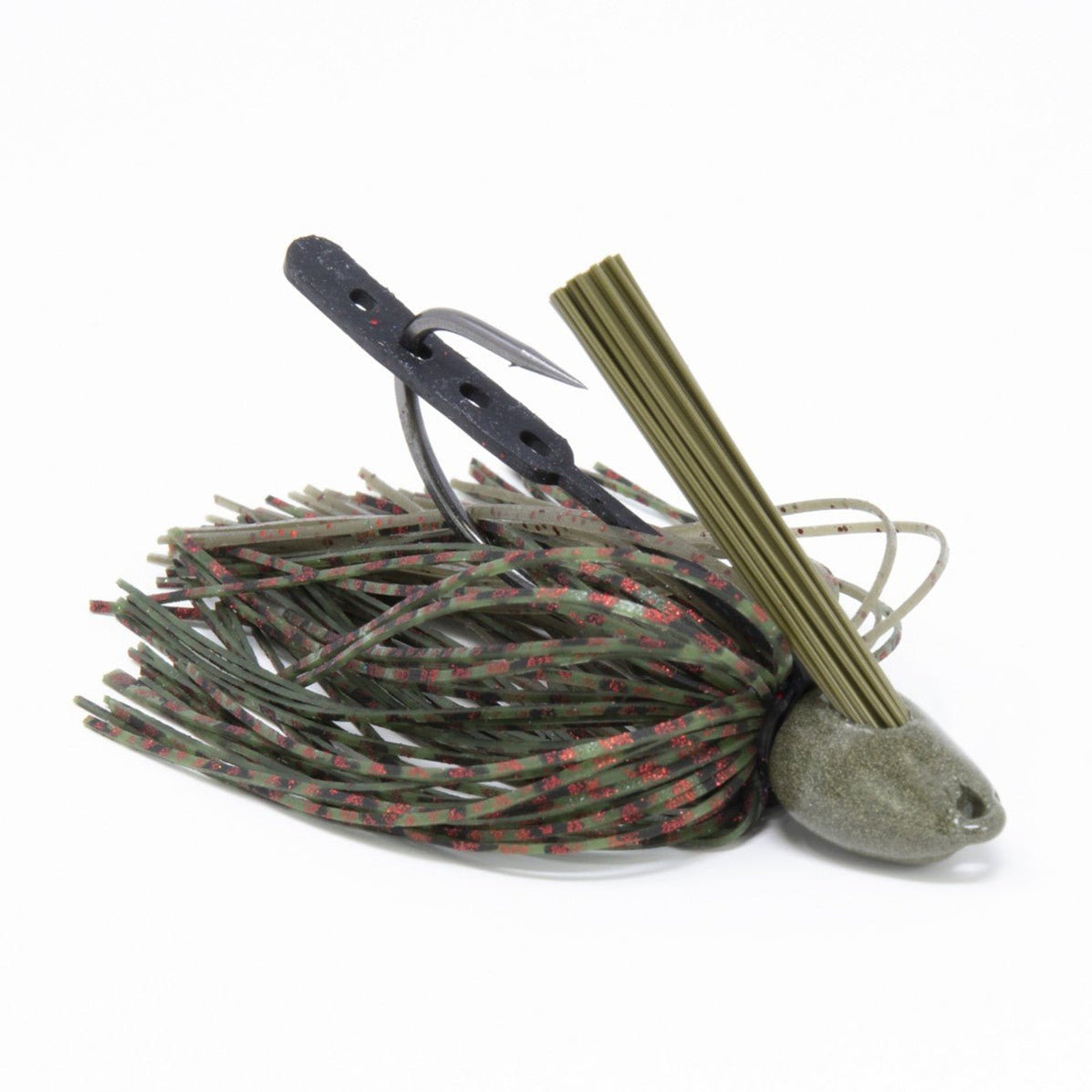 All-Terrain Tackle Grassmaster Weed Jig 3/4 Oz Watermelon Red Flake ...
