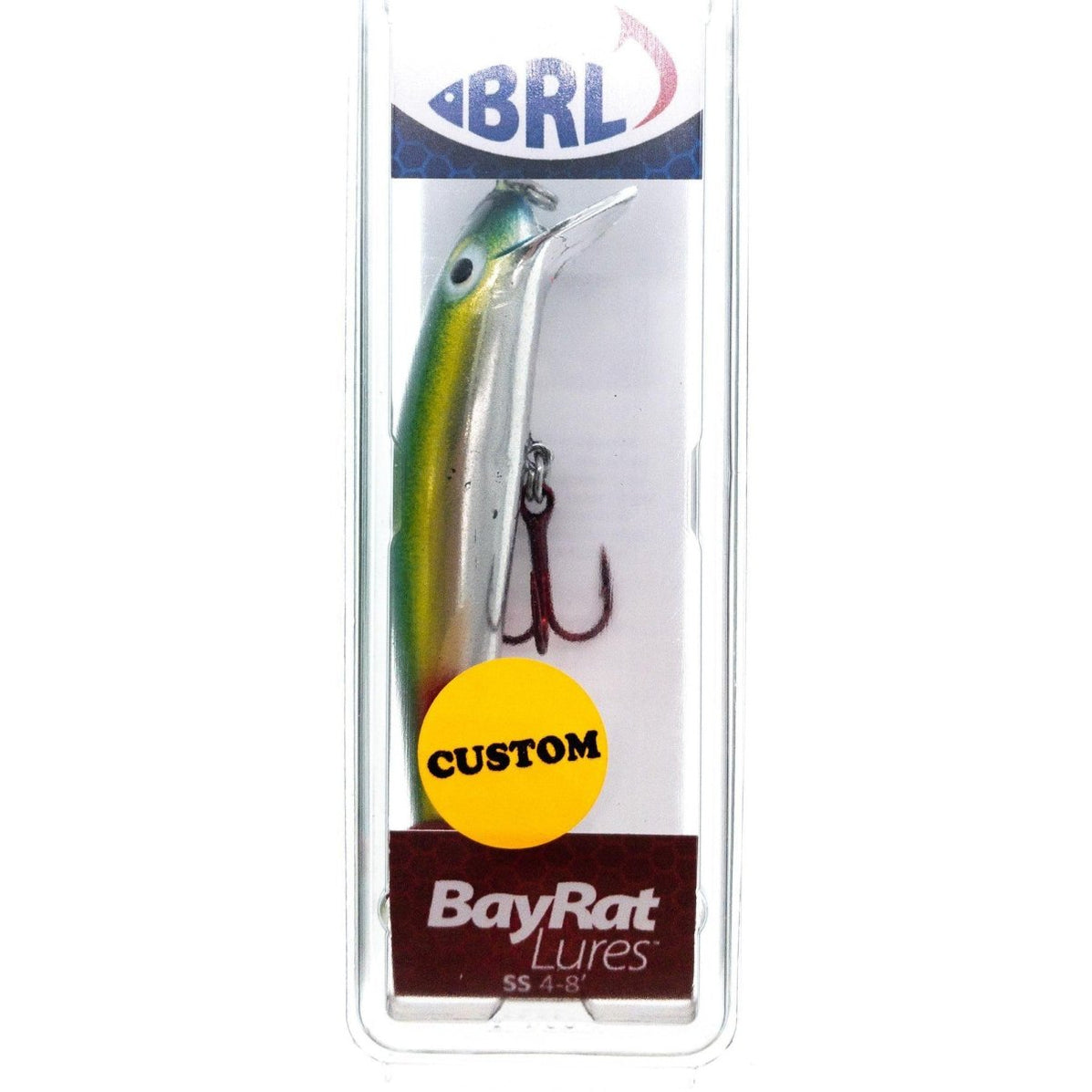 Bay Rat Lures Custom Short Shallow 3-1/2" Blue Back Herring - Crankbait ...