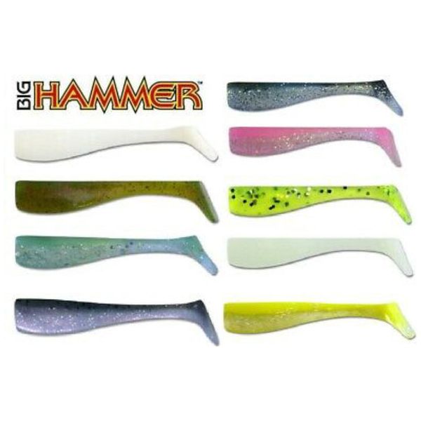 Big Hammer Swimbait 2" 10 Pack - Plastics Big Hammer $2.80 FishAndSave