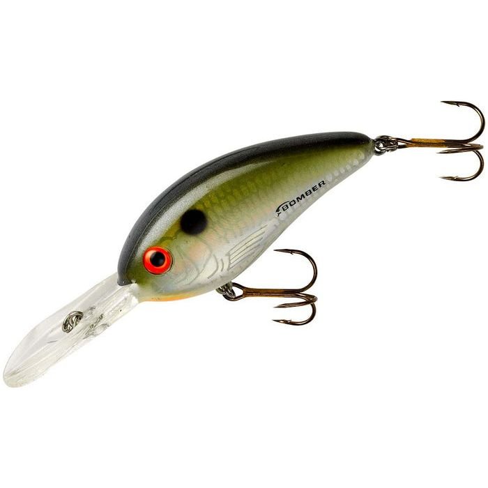 Bomber Lures Fat Free Shad Jr 2-1/2" 5/8 Oz - Crankbait Bomber Lures $2 ...