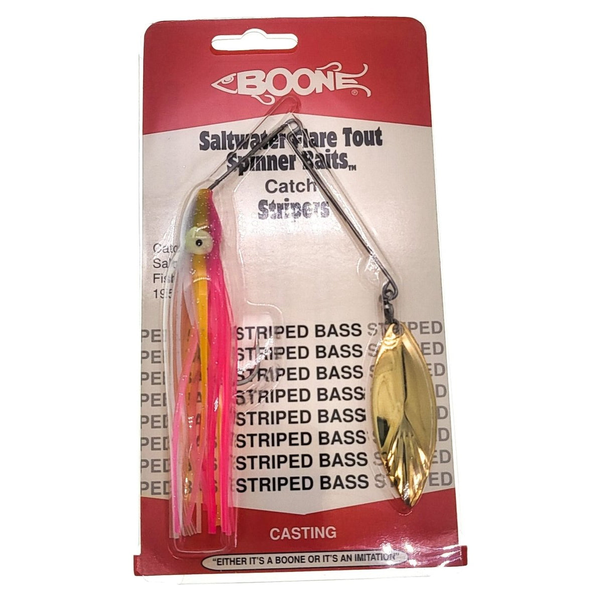Boone Saltwater Flare Tout Spinnerbaits (Catch Stripers) 3/8 Oz #5/0 ...