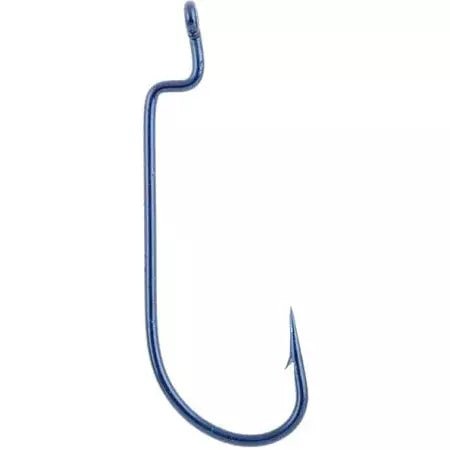 Danielson Offset Worm Hooks Blue - Hooks/Rigs Danielson $1.49 FishAndSave
