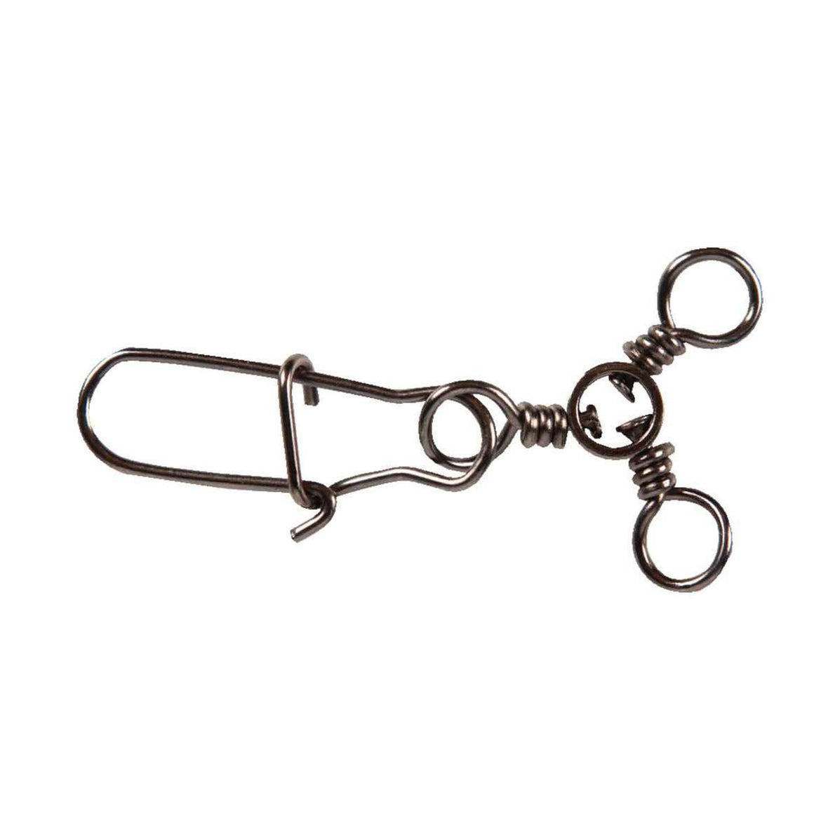 Eagle Claw 3-Way Swivels w Dual Lock Snap 02161 Black QTY 3 - Swivels ...