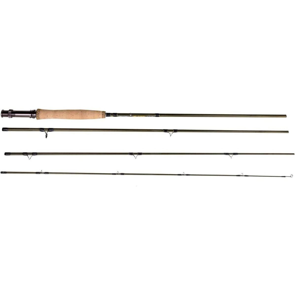 Eagle Claw Mt. Elbert Fly Rod w Case 4 pcs. 9" 6 Wt. Fast Action - Fly ...
