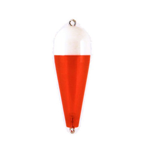 FAS Casting Torpedo Float 1/4 Oz 2-1/2" X .75" White/Red Qty 24 (Bulk ...