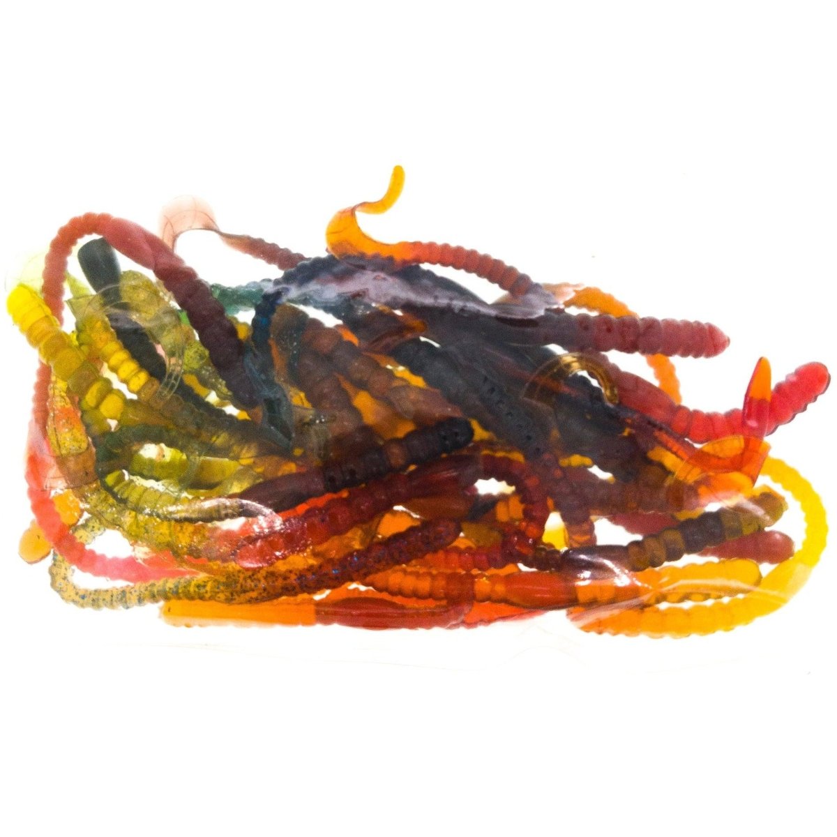 FAS Ribbed Curly Tail Worm 5.5" Qty 10 - FishAndSave
