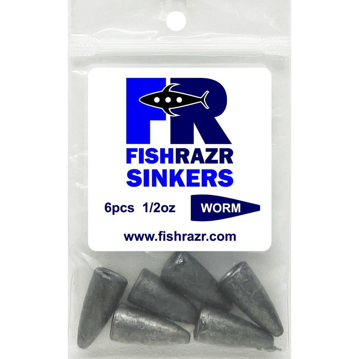 Fish Razr Sinkers Worm Weights - Weight Fish Razr $1.40 FishAndSave