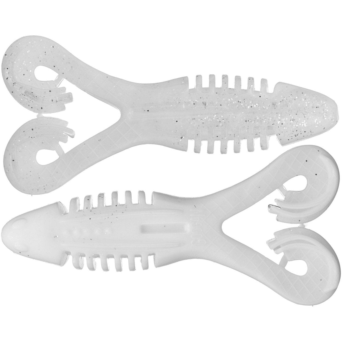 Googan Baits Explode Toad 4" White Pearl Shad Qty 5 - Plastics Googan ...