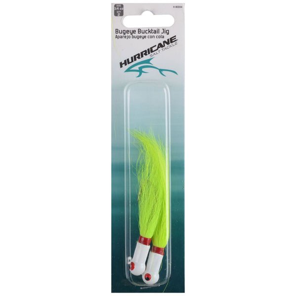 Hurricane Bugeye Bucktail Jig Qty 2 - FishAndSave