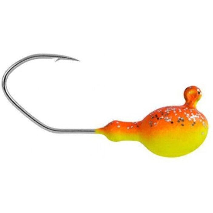 Matzuo Cutter Sickle Jig 1/4oz Chartreuse/Orange Qty 8 - Jigs Matzuo $1 ...