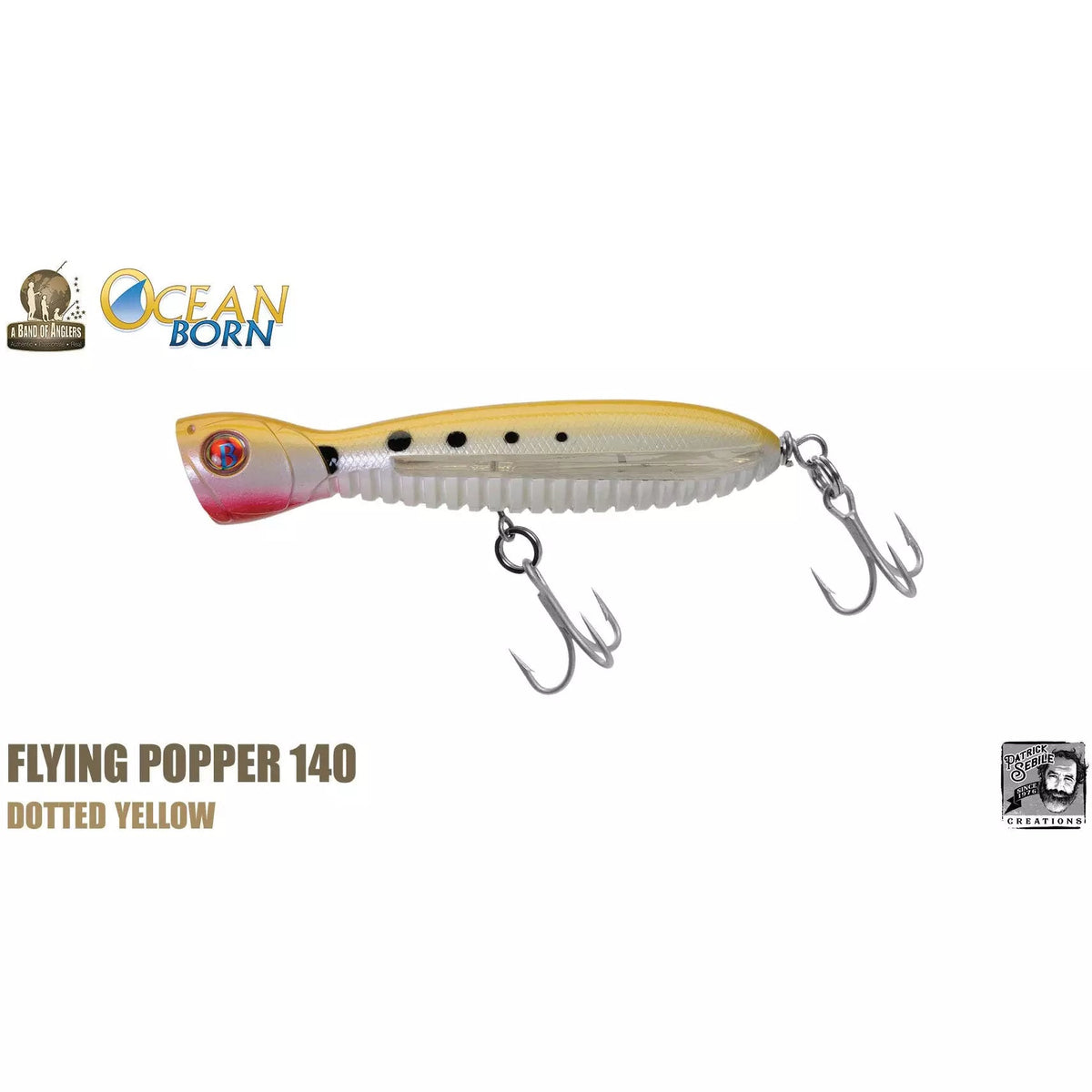 Ocean Born Flying Popper 140 Super Long Distance 5-1/2" 4 oz ...