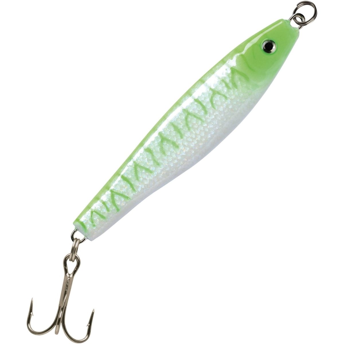P-Line Halibut Drop Jig 11 Oz Glow Green Tiger - Jigs P-Line $9.99 ...