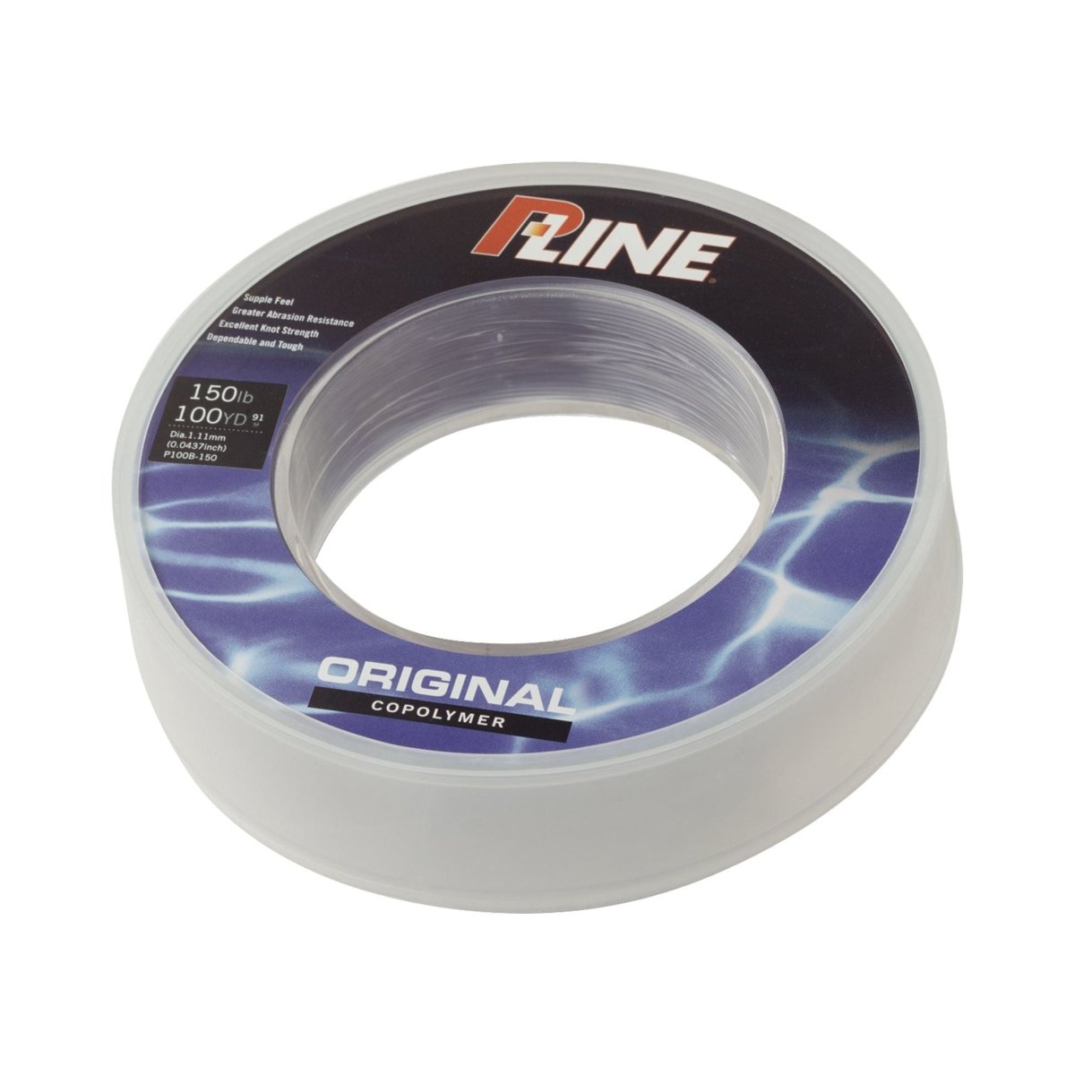 P-Line Original Copolymer Leader 50 Yds 500 Lbs Clear Blue - Line ...