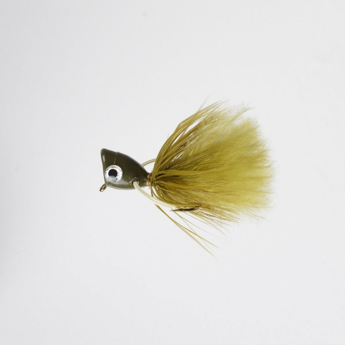 Perfect Hatch Dry Fly Pee Wee Popper #08 Olive - Dry Perfect Hatch $2.89 FishAndSave