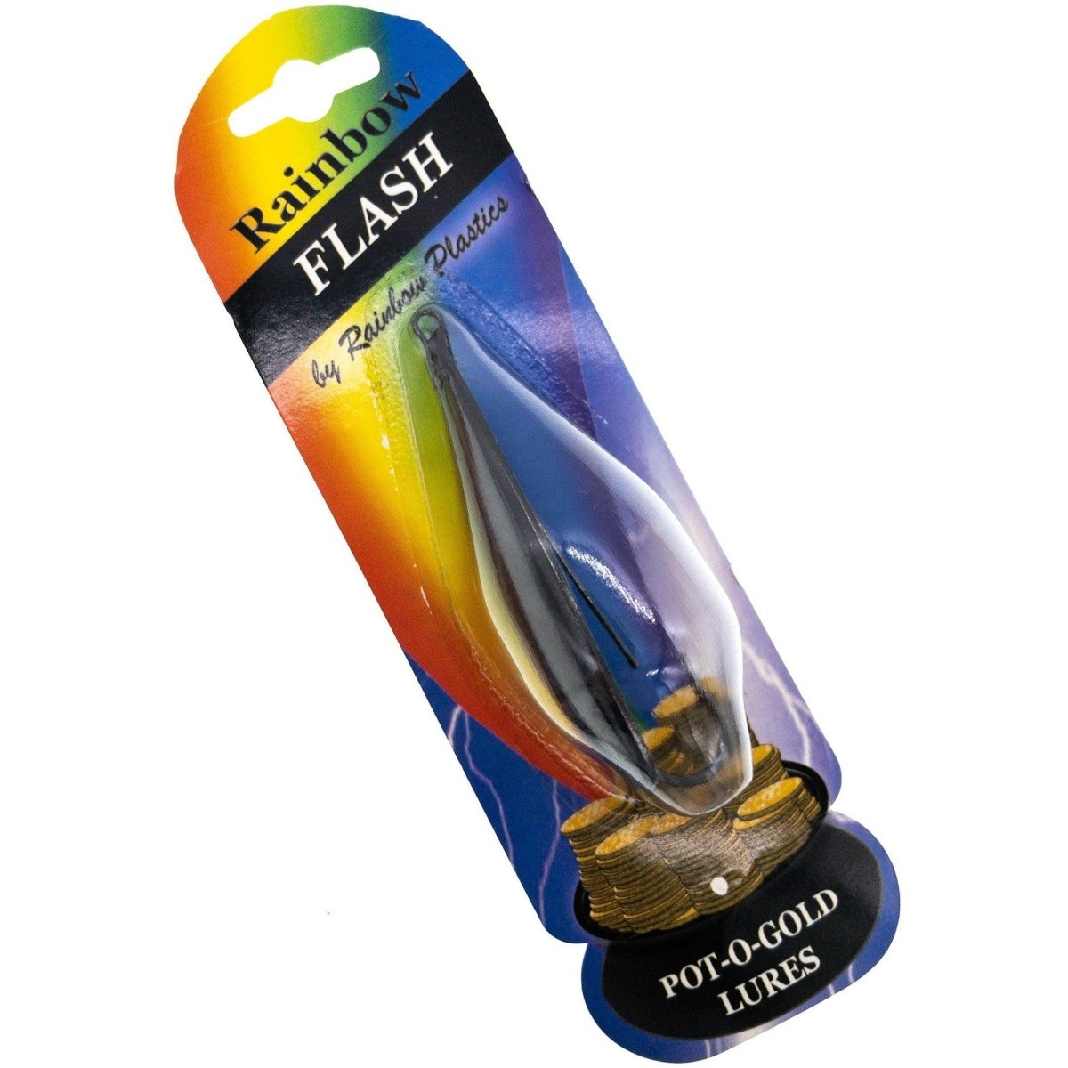 Pot-O-Gold Rainbow Flash Weedless Casting Spoon - Spoons Rainbow ...