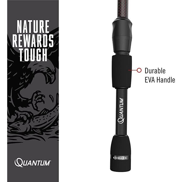 Quantum Embark Telescopic Spinning Rod 6'6" Medium - Spinning Rods ...