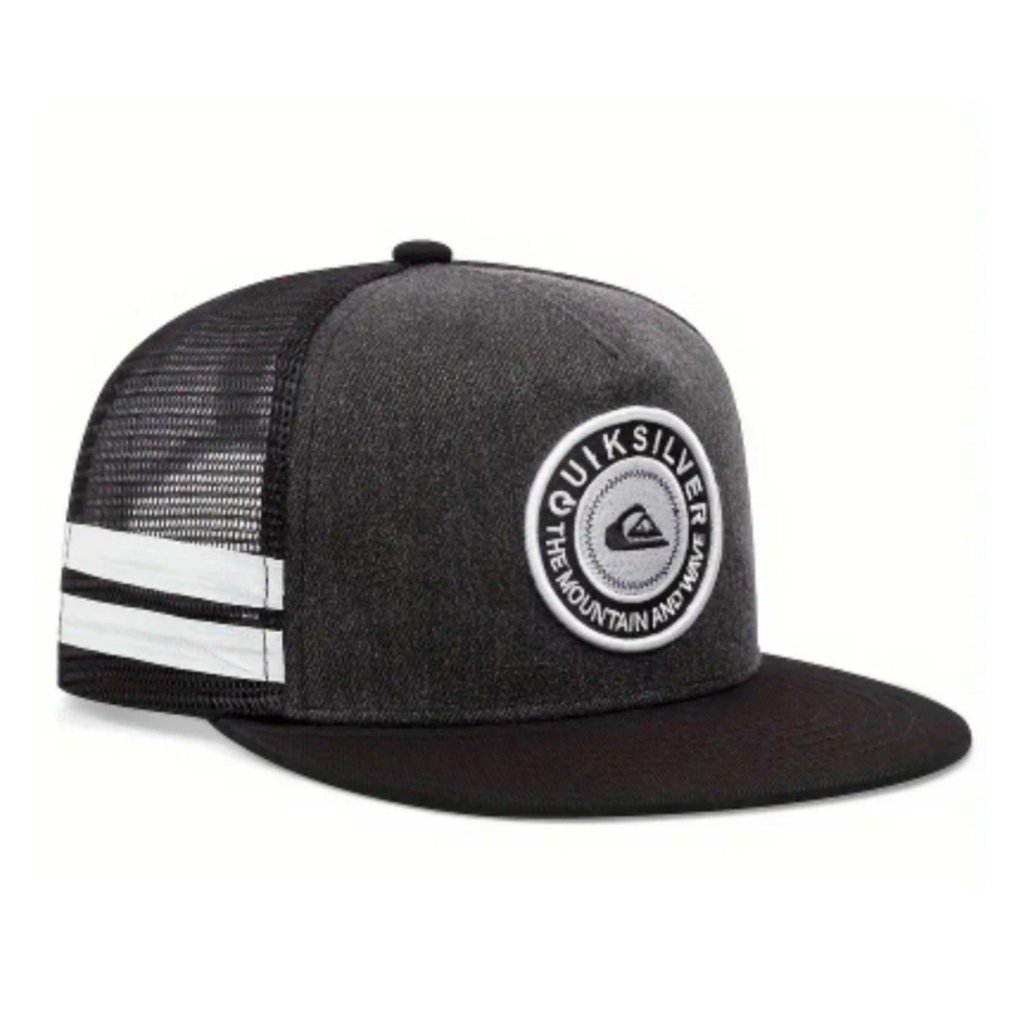 Quicksilver Breathable Trucker Hat One Size Black - FishAndSave