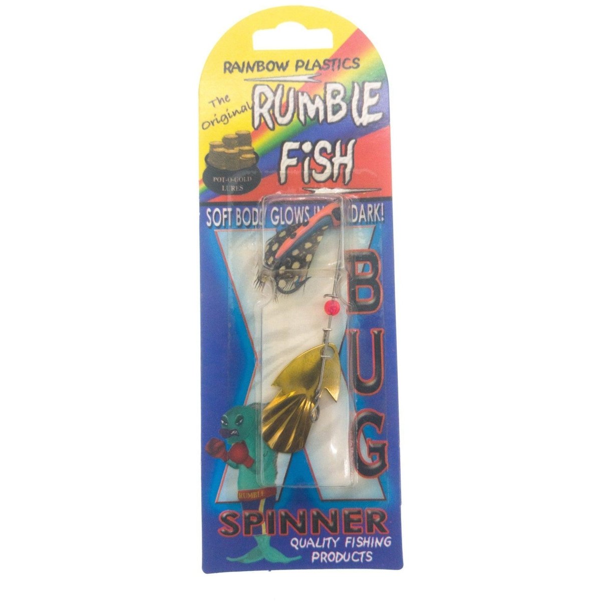 Rainbow Plastics Original Rumble Fish Bug In Line Spinner #4 Blade ...