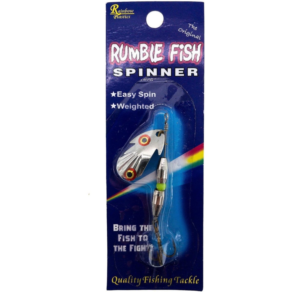 Rainbow Plastics Original Rumble Fish In Line Spinner #2 Blade ...