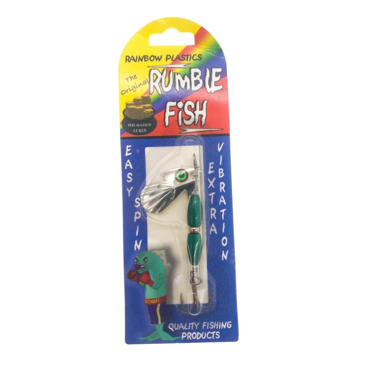 Rainbow Plastics Original Rumble Fish In Line Spinner #2 Blade ...