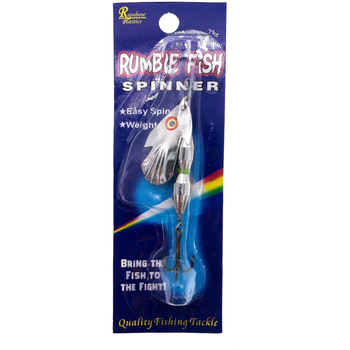 Rainbow Plastics Original Rumble Fish In Line Spinner #3 Blade Nickel ...